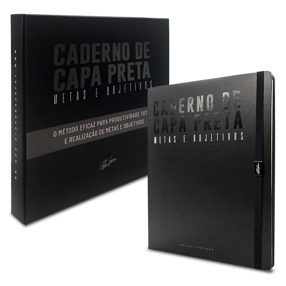 Curso com Caderno de Capa Preta - minha-vitrine